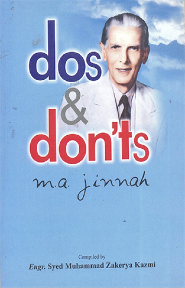 Dos and Donts M A Jinnah - 9789694411606
