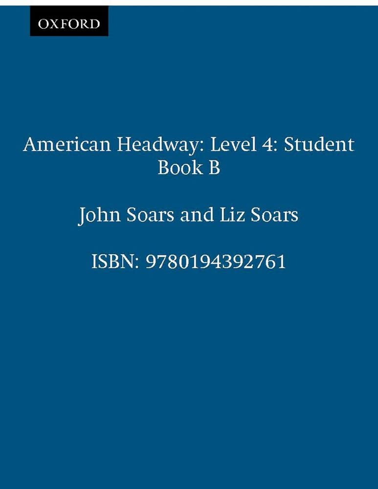 American Headway 4 - Student Book B - 9780194392761